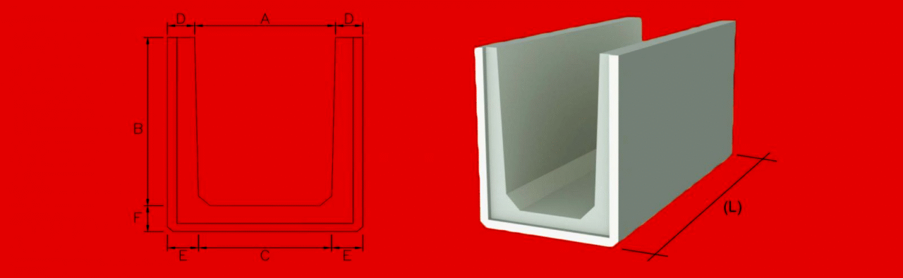 U-Ditch, Tutup U-Ditch & Box Culvert Precast Saluran Beton Murah ...